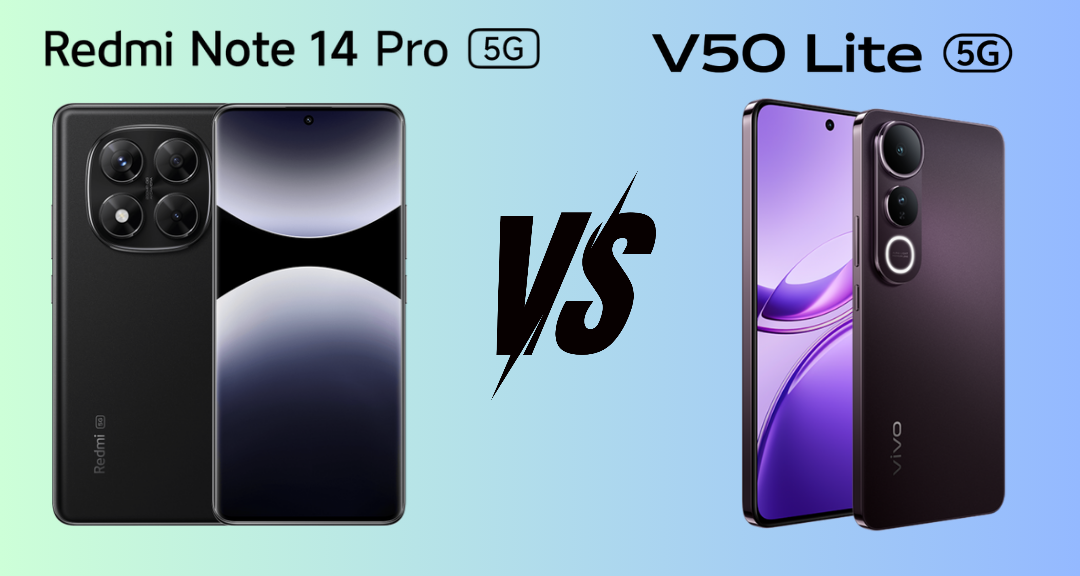 Duel Sengit HP 5G 4 Jutaan! Redmi Note 14 Pro vs Vivo V50 Lite: Siapa Jawaranya?